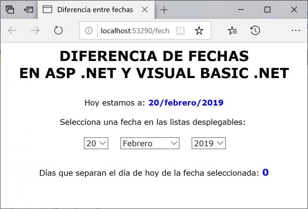 Diferencia de fechas en ASP .NET con C# y VB – perez987